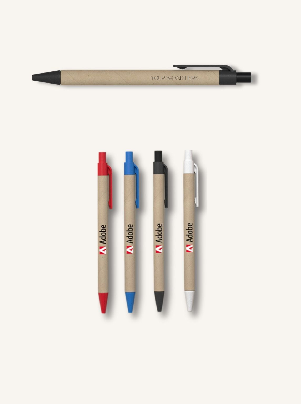 Eco Click Branded Pen | Sustainable Corporate Gift | Parcelle