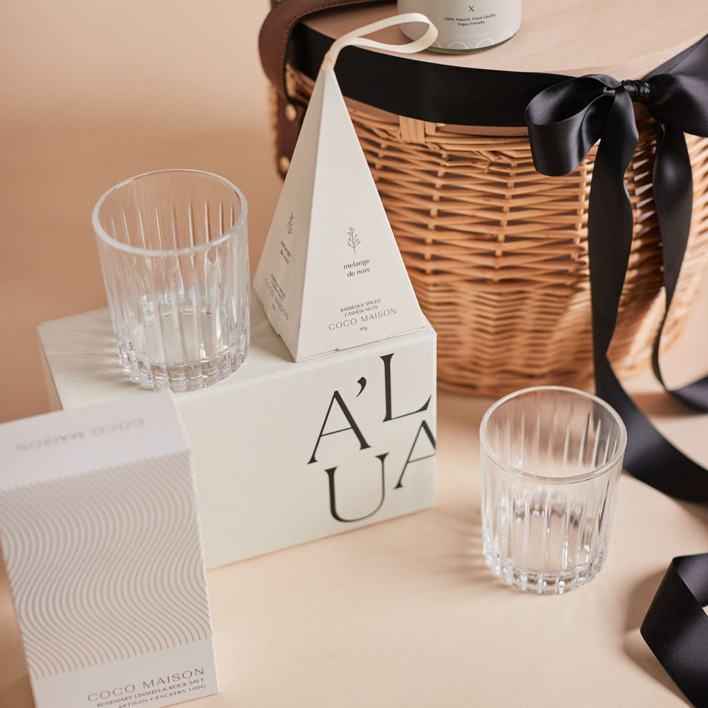 The Scenic Stop | Branded Picnic Gift with Whiskey Glasses & Snacks ...